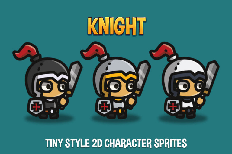 King Tiny Style 2D Character Sprites - CraftPix.net