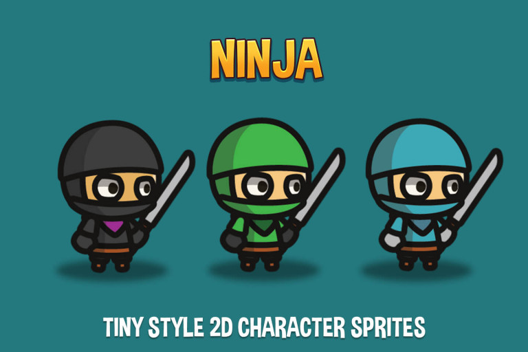 King Tiny Style 2D Character Sprites - CraftPix.net