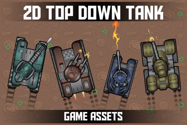 2d Top Down Tank Game Assets