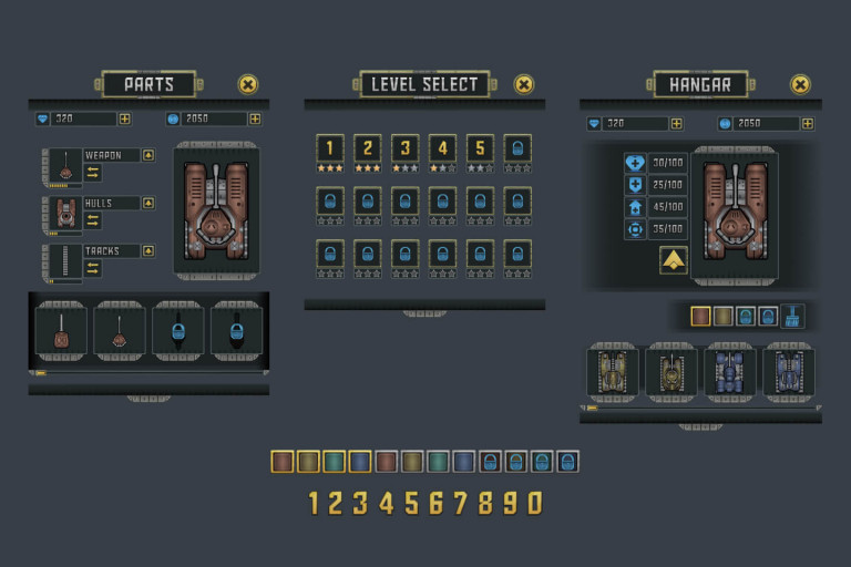 Top Down Tank Game Kit - CraftPix.net