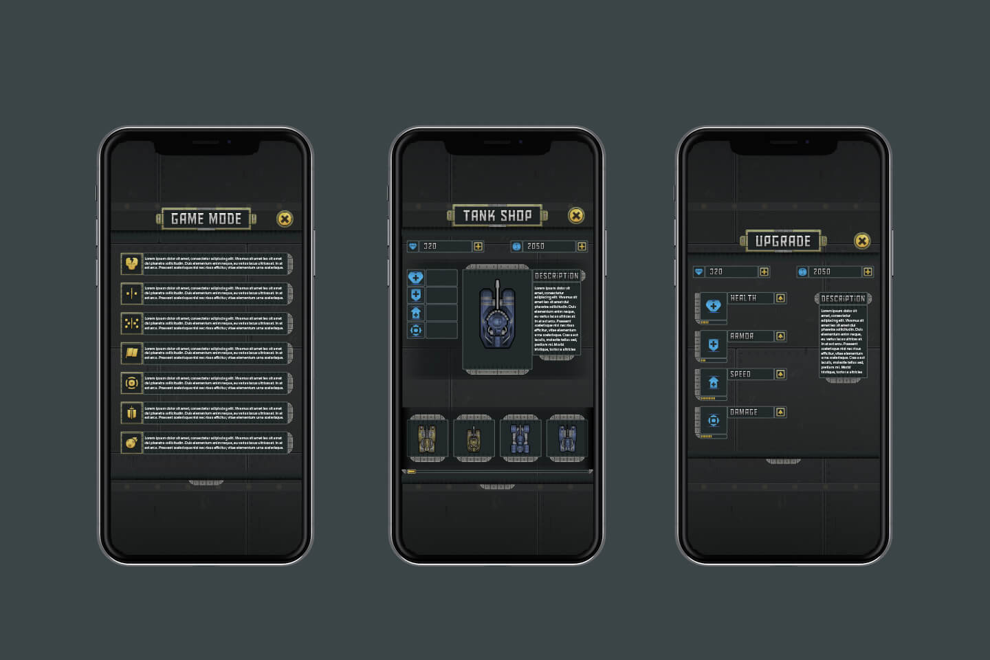 Top Down Tank Game User Interface - CraftPix.net