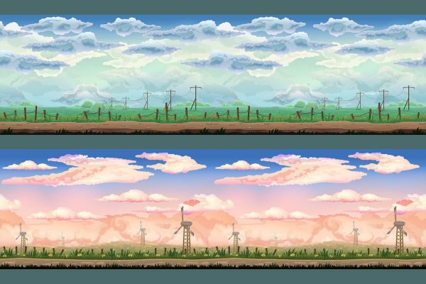 Cartoon Sky Game Backgrounds - CraftPix.net