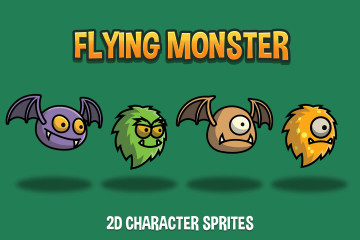 Monster 2D Character Sprites Pack 2 - CraftPix.net