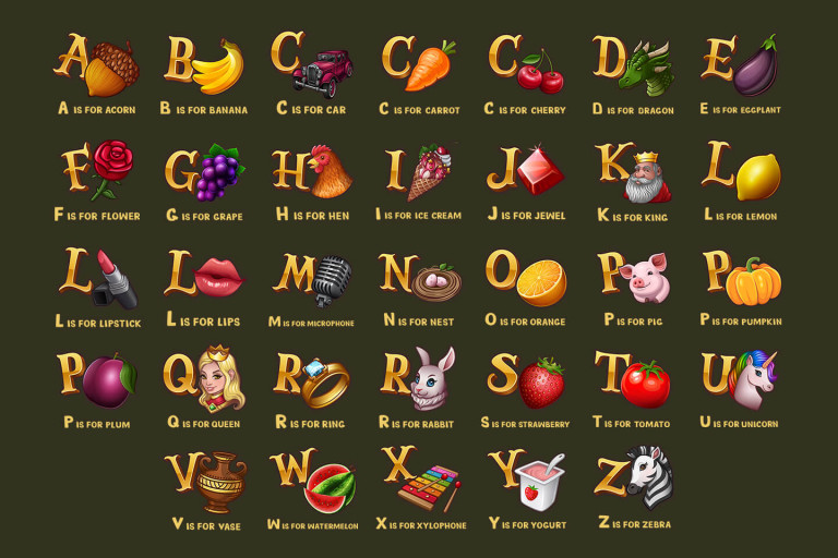 Alphabet for Kids 2D Game - CraftPix.net