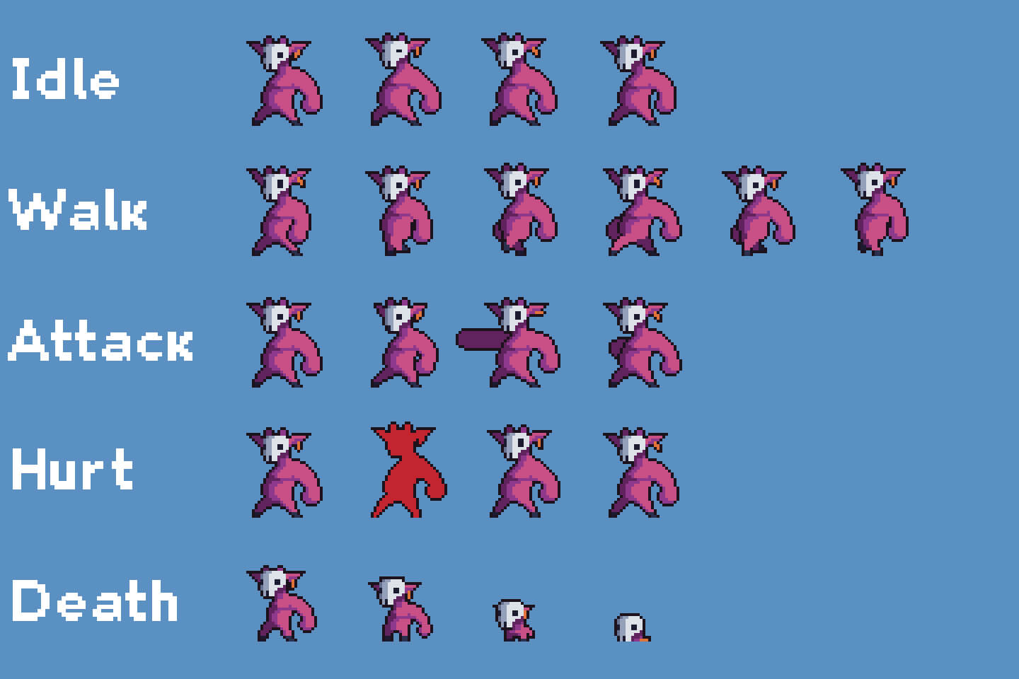 Pixel Art Game Sprite Size At Jada Avitia Blog