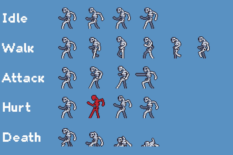 Hell Monster Pixel Art Game Sprite Pack - CraftPix.net