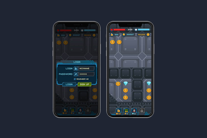 Space Game User Interface - CraftPix.net