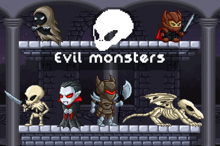 Free RPG Monster Sprites Pixel Art - CraftPix.net