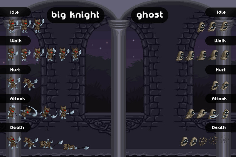 2D Pixel Art Evil Monster Sprites - CraftPix.net