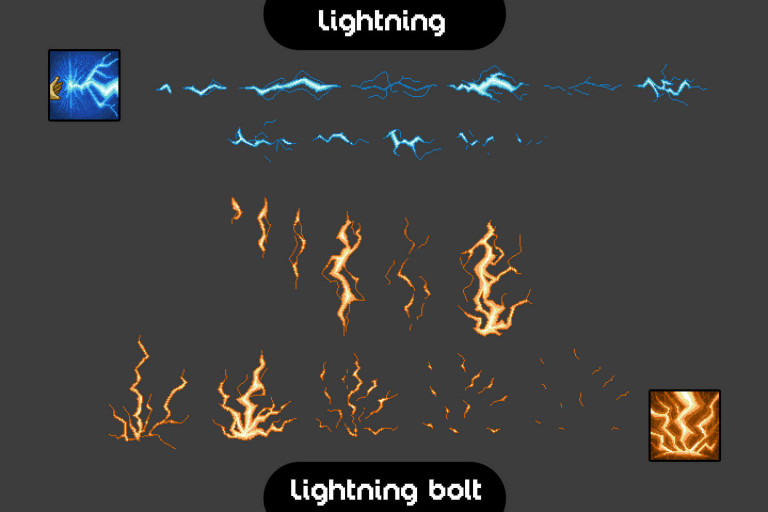 Pixel Art Magic Sprite Effects And Icons Pack CraftPix