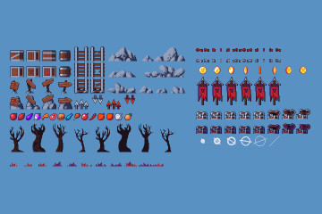 Platformer Game Kit Pixel Art - CraftPix.net