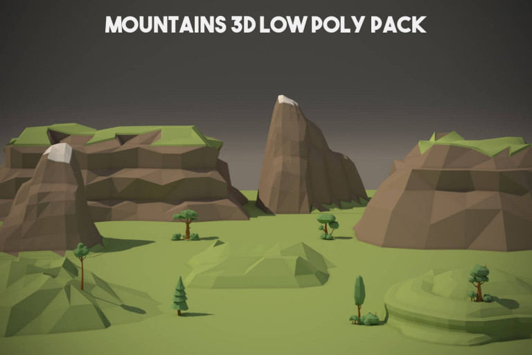 Fortress of the Elves 3D Low Poly Models - CraftPix.net
