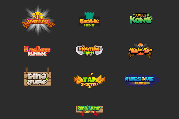 Game Title Pack 1 - CraftPix.net