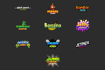 Game Title Pack 1 - CraftPix.net