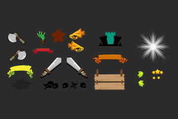 Game Title Pack 1 - CraftPix.net