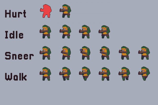 Mine Bosses Game Character Pixel Art Pack - CraftPix.net Mine Bosses Game Character Pixel Art Pack - CraftPix.net
