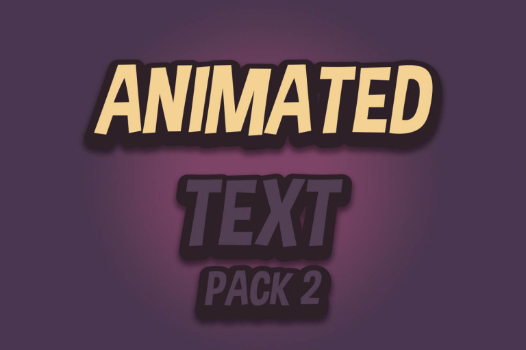 Animated Text Game Assets Pack 2 - CraftPix.net