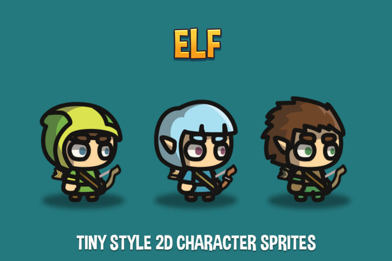 Gold Miner Tiny Style 2D Character Sprites - CraftPix.net