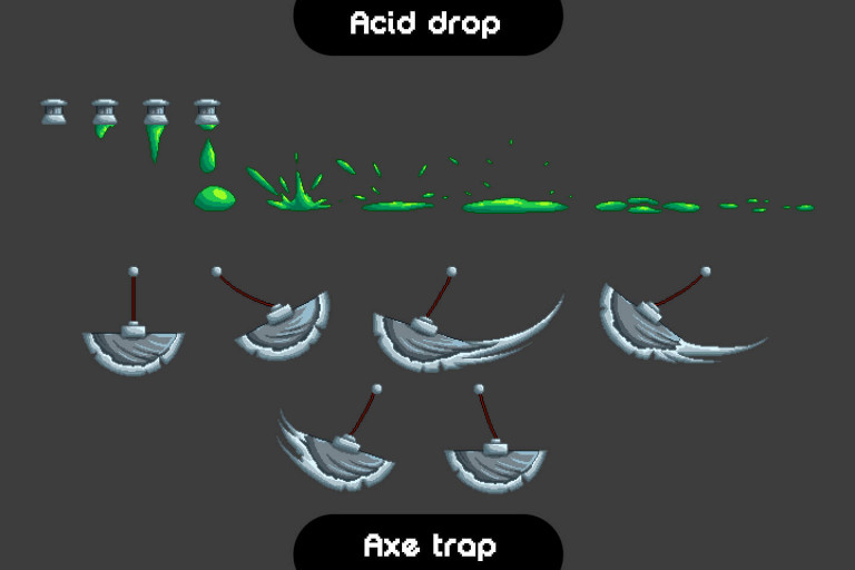 Animated Traps and Obstacles Pixel Art - CraftPix.net