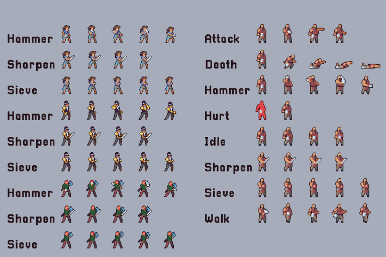 Blacksmith Craft Asset Pixel Art Pack - CraftPix.net