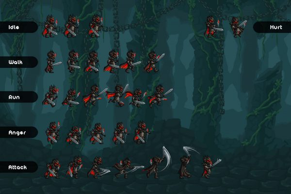 Bosses Pixel Art Game Assets Pack - CraftPix.net