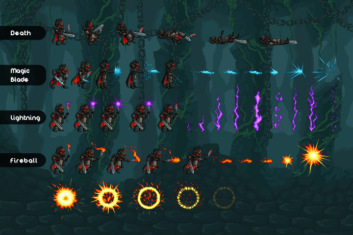 Bosses Pixel Art Game Assets Pack - CraftPix.net