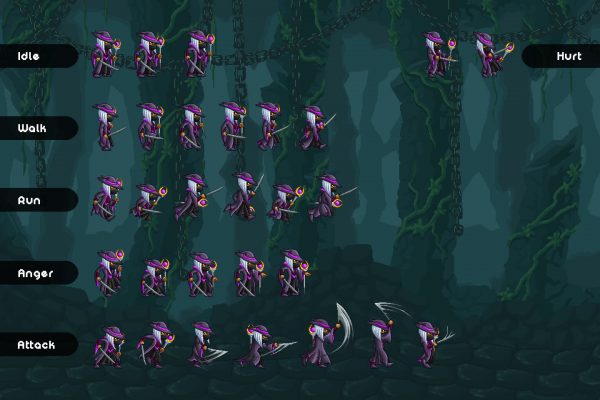 Bosses Pixel Art Game Assets Pack - CraftPix.net