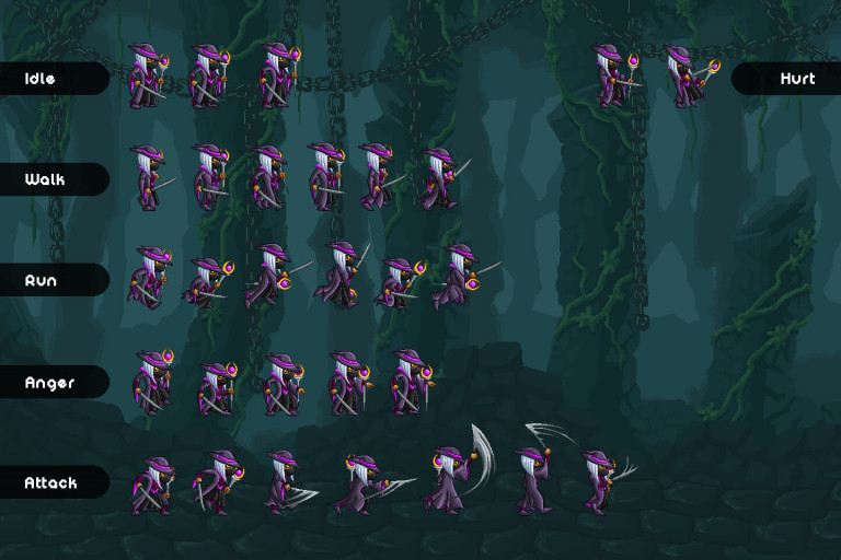 Bosses Pixel Art Game Assets Pack - CraftPix.net