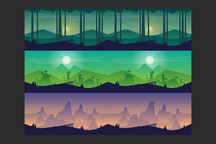 Landscape Game Backgrounds - CraftPix.net