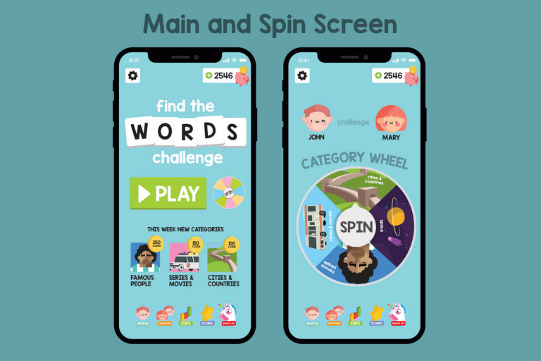 Words Game Graphic Assets Pack - CraftPix.net