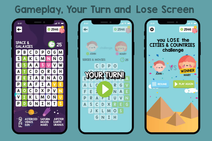 Words Game Graphic Assets Pack - CraftPix.net