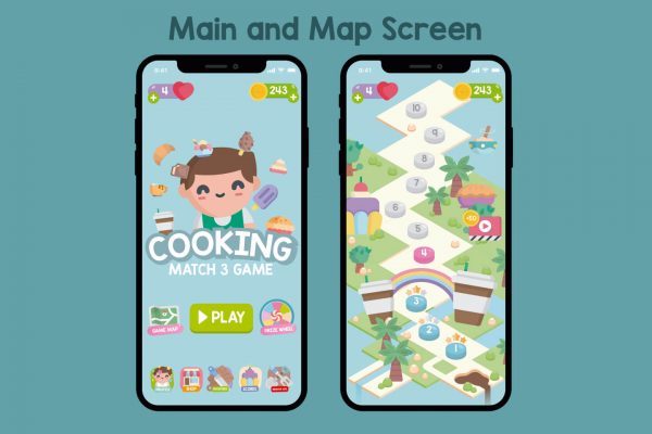 Cooking Match 3 Game Kit - CraftPix.net