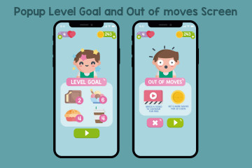 Cooking Match 3 Game Kit - CraftPix.net