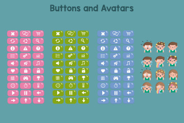 Cooking Match 3 Game Kit - CraftPix.net