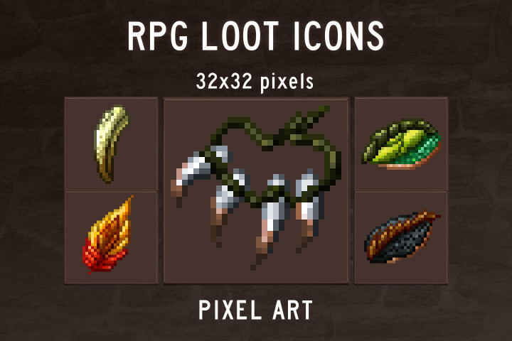 Pirates Pixel Art 64x64 Icon Pack Download - CraftPix.net