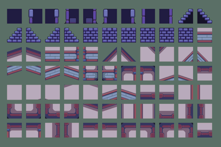 Medieval Pixel Art Tileset - CraftPix.net
