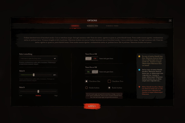 RPG & MMO UI - CraftPix.net