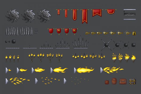 Fantasy Platformer Game Kit Pixel Art - CraftPix.net