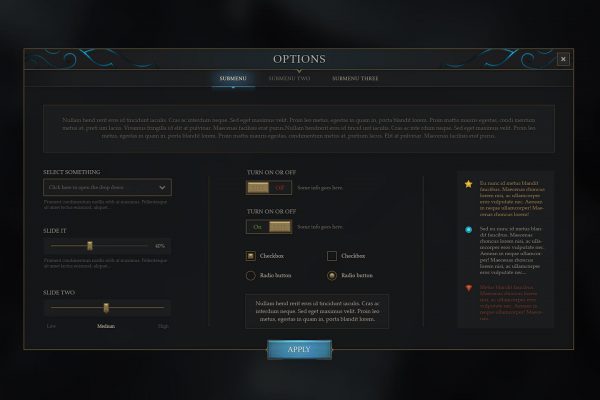 RPG & MMO Game User Interface - CraftPix.net