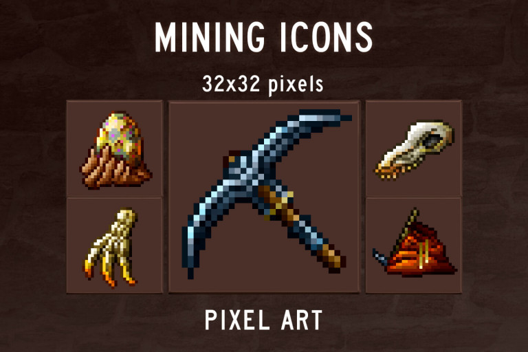 Free Swordsman Skills Pixel Art Icons - CraftPix.net