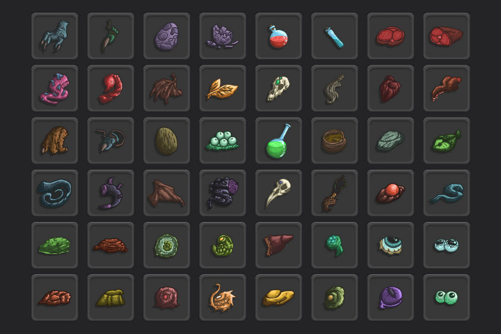 RPG Loot Vector Icons - CraftPix.net