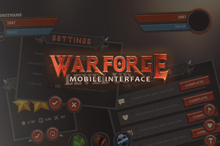 RPG & MMO Game User Interface Collection - CraftPix.net