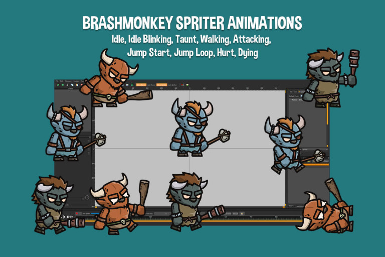 Free Minotaur Tiny Style 2D Sprites - CraftPix.net