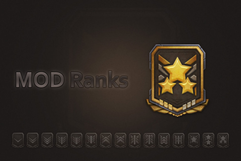 Mod Ranks 2D Icon Pack - CraftPix.net