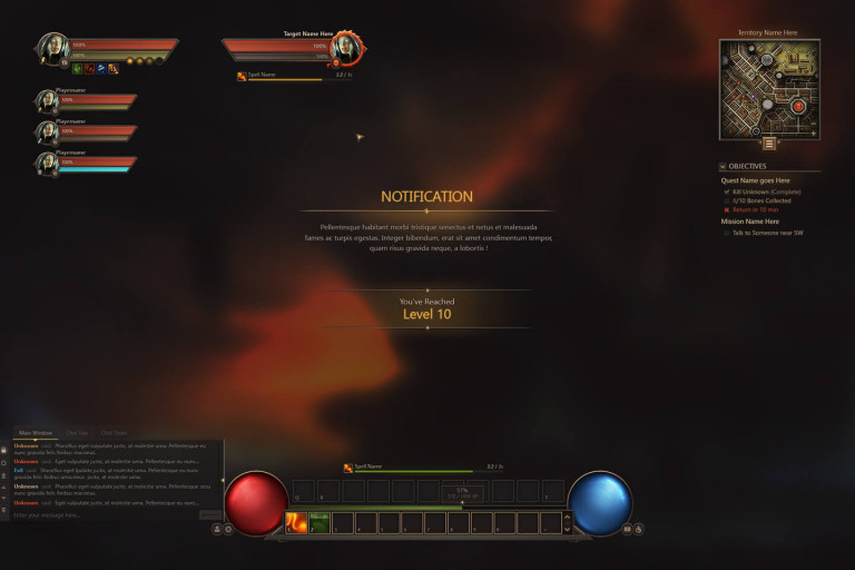 RPG and MMO UI 4 - CraftPix.net