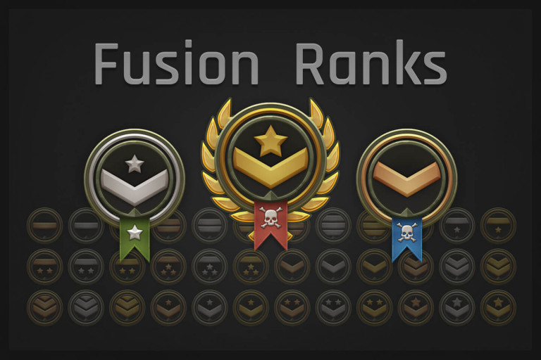 Mod Ranks 2D Icon Pack - CraftPix.net