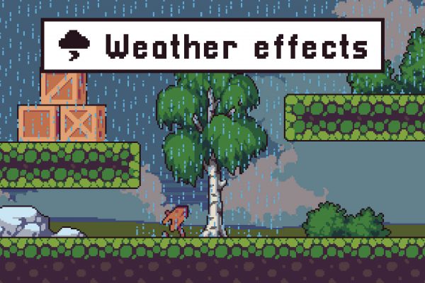 Weather Effects Pixel Art Assets Pack - CraftPix.net