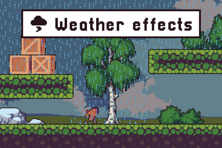 Weather Effects Pixel Art Assets Pack - CraftPix.net