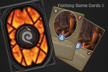 RPG TCG Card Template - CraftPix.net