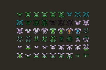 RPG Armor Icons Pixel Art Pack - CraftPix.net